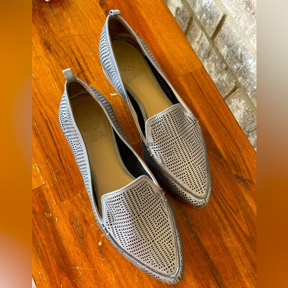 Vince Camuto | Shoes | Vince Camuto Loafer In Silver | Poshmark